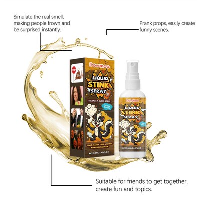 DOWMOO Stinky Spray - Hilarious Prank Interactive Toy for Cr