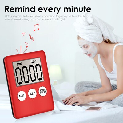 Timers With Magnet Kitchen Cooking LCD Digital Screen Timer