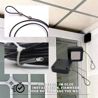 5Pcs Punch-Free Automatic Sensor Door Closer Automatically C