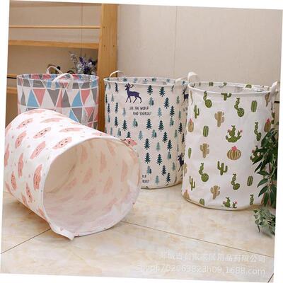 folding large size dirty clothes fabric basket laundry box