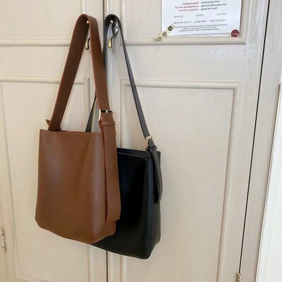 Fashion Pu Leather Composite Bags For Ladies Casual Solid La