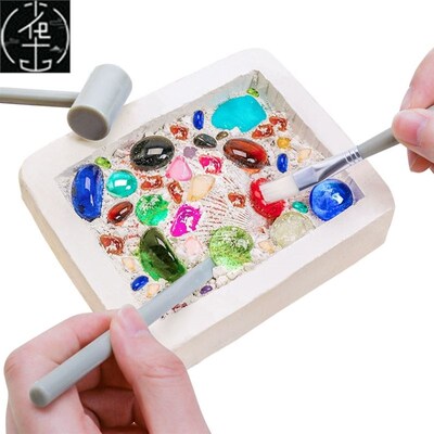 Gemstones Dig Kit Precious Gem Digging Kit Educational Explo
