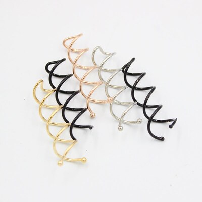 10pcs Women Hair Clip Bobby Pin Comb Spiral Twist  Head Acce