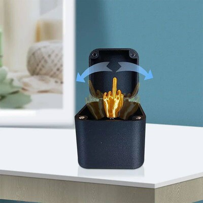 Interesting Prank Gift Middle Finger In Box Box Funny Creati