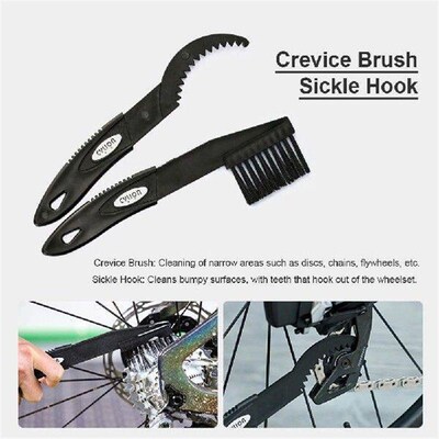8 Pieces Bicycle Bike Cleaning Tools Set Bike Clean Brush
