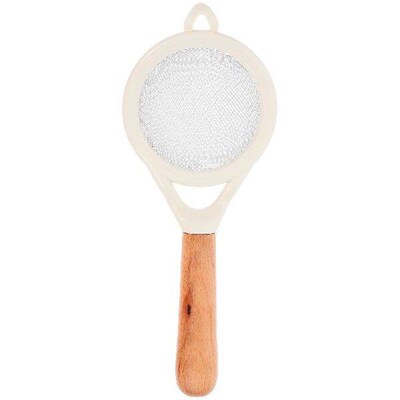 Stainless Steel Fine Strainer Sieve Wooden H Flour Sifter