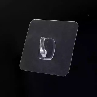 transparent strong self adhesive door wall hangers hooks