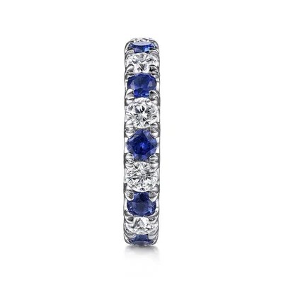 Blue/White Round Cubic Zirconia Promise Rings for Women Wedd