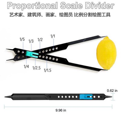 Adjustable size compasses scale childrens geometric design