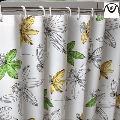 Bathroom thickened shower hanging curtain partition cloth