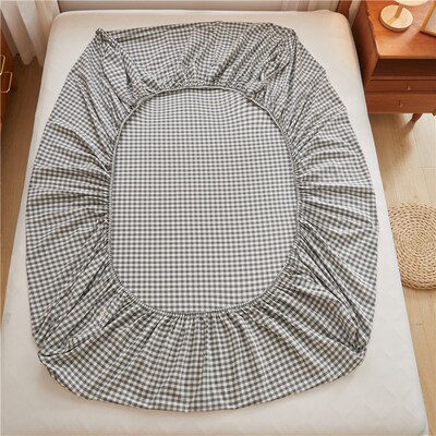100% cotton fitted sheet bedsheet mattress protector cover
