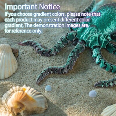3d printed toys Octopus Fidget Animal Desk toy Easter Gifts