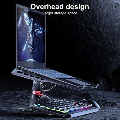 New Laptop Cooler Base Stand Foldable Laptop Riser Pad