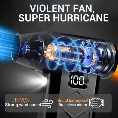 Powerful Dust Blower 800000RPM Brushless Motor Outdoor Air D