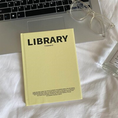 ins Korean style blogger cheese cream yellow English book no