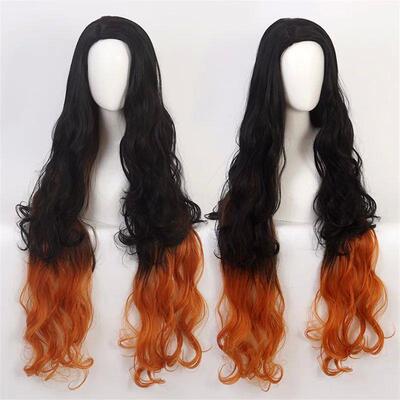 Demon Slayer: Kimetsu no Yaiba Cosplay Wigs Kamado Nezuko Ro