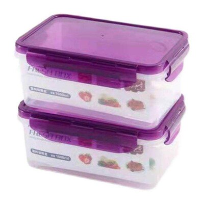 plastic food fruit storage box container lunch fridge big