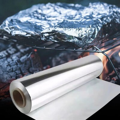 1-5Pack Food Grade Aluminum Foil Paper Disposable Tin Foil R