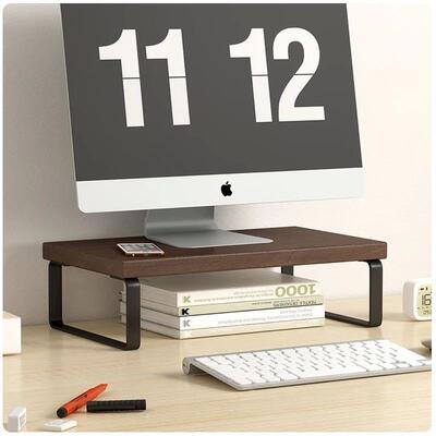 30/40/50cm Monitor Raised Shelf Office Laptop Bracket Deskto