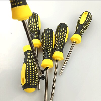 Screwdriver Set with Pitted Bits Phillips Slotted ChromeVana