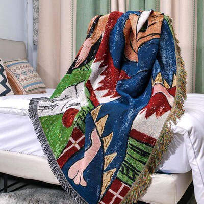 Casual Blankets Carpet Decoration Guitar woman Matisse Carpe
