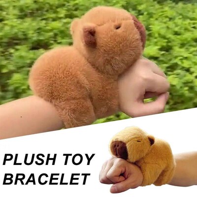 Creative Plush Keychain Pendant Simulation Capibara Kawaii A