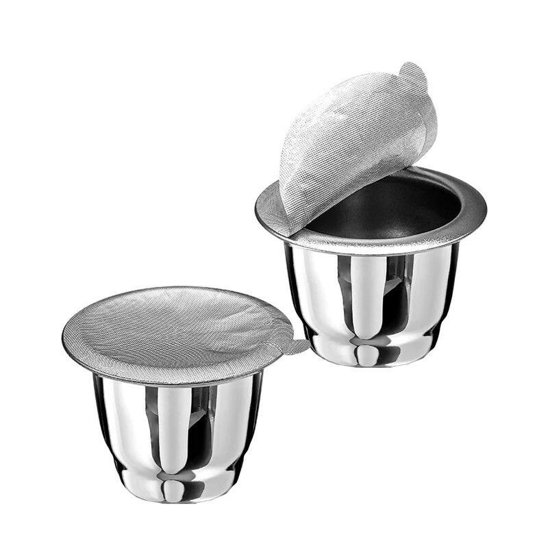 1Set Refill Nespresso Coffee Capsulas Stainless Steel Refil