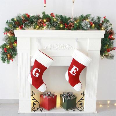 Christmas Garlands With Pinecones Red Berries Artificial Chr
