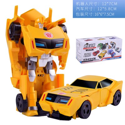 12CM Transformation Robot Kit Toys Models 2 In 1 One Step Mo