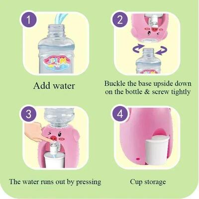Mini Water Dispenser Cute Baby Toy Drinking Water Cooler Lif
