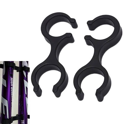 2Pcs Outdoor Hiking Poles Buckle Cane Clip Accessories Plast
