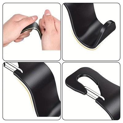 4-Pack Car Back Seat Headrest Hooks时尚后座挂钩