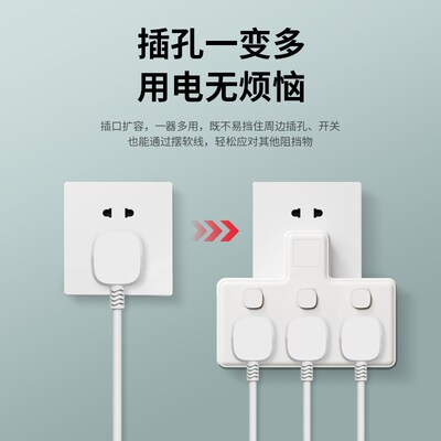 Socket Converter Portable porous Wireless Plug USB charge