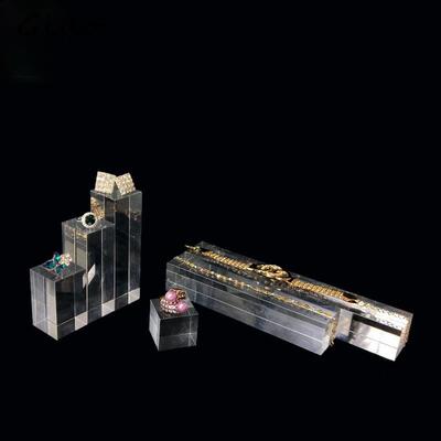 Acrylic Square Sheet Stamping Cosmetics Display Holder Pad P