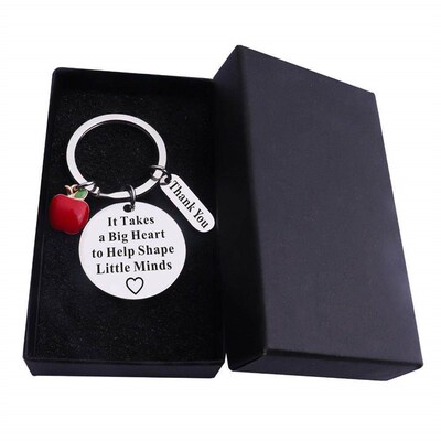 TURELOVE,Teacher Appreciation Gifts Keychain Idea for Christ