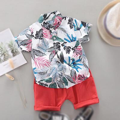 Kid Boys Summer Clothes Outfit Toddler Baby Fashion Beach Sh