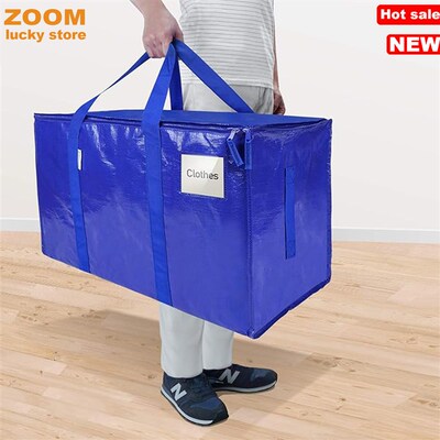 Large Moving Bags with Zippers,Heavy Storage Moving Boxes