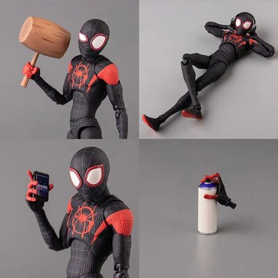 Sentinel Sv Action Spiderman Miles Morales Action Figure Mod