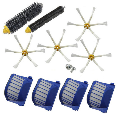 iRobot Roomba 602 529 595 528 651 扫地机配件胶刷毛刷边刷滤网