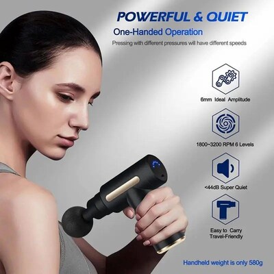 Portable Fascia Gun Deep Tissue Massage Mini Lightweight and