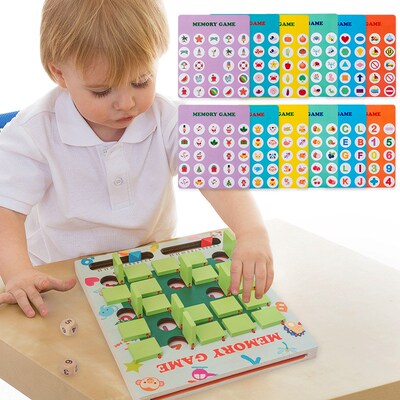 Matching Memory Game for Kids Travel Board Toys Activities