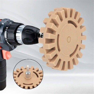4inch Rubber Power Drill Attachment with Drill Adapter