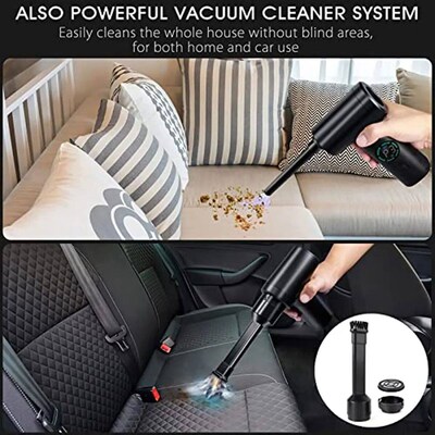 7500mAh Portable Compressed Air Duster Multi Air Blower & Va