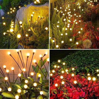 Garden Lights-New Upgraded Solar Powered Firefly Lights Outd