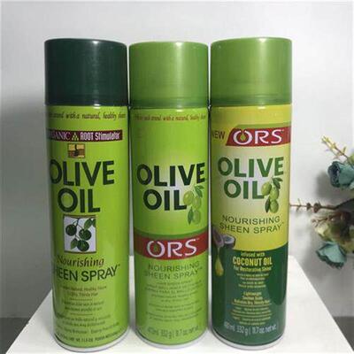 Olive Oil for hair spray coconut oil sheen spray 喷雾