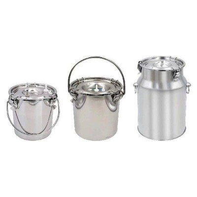 Milking Machine Bucket Portable with Lid Multiuse for Farm