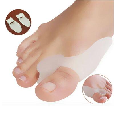 1Pair Silicone Gel Bunion Big Toe Separator Spreader Eases F