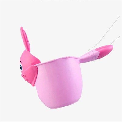 Baby Bath Waterfall Rinser Kids Shampoo Cup Cartoon Shower