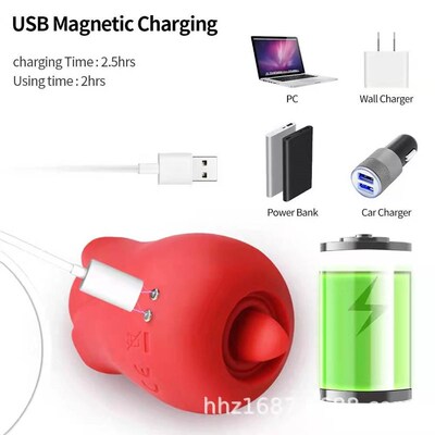 Tongue licking vibrator clitoris massage stimulation female