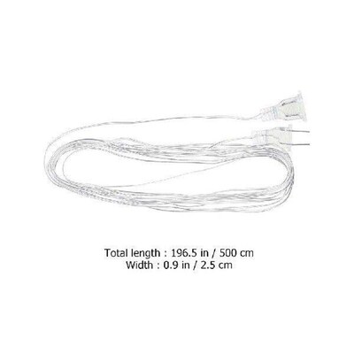 2 Pcs Ice Bar Lamp Cable LED Extension Cord Cords Plug